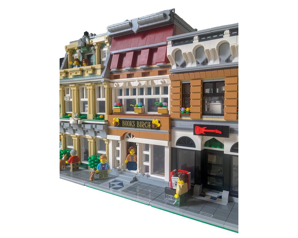 LEGO MOC BOOKS BIRCH shop & office by mildr | Rebrickable - Build with LEGO