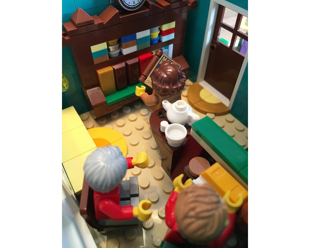 LEGO MOC BOOKS BIRCH shop & office by mildr | Rebrickable - Build with LEGO