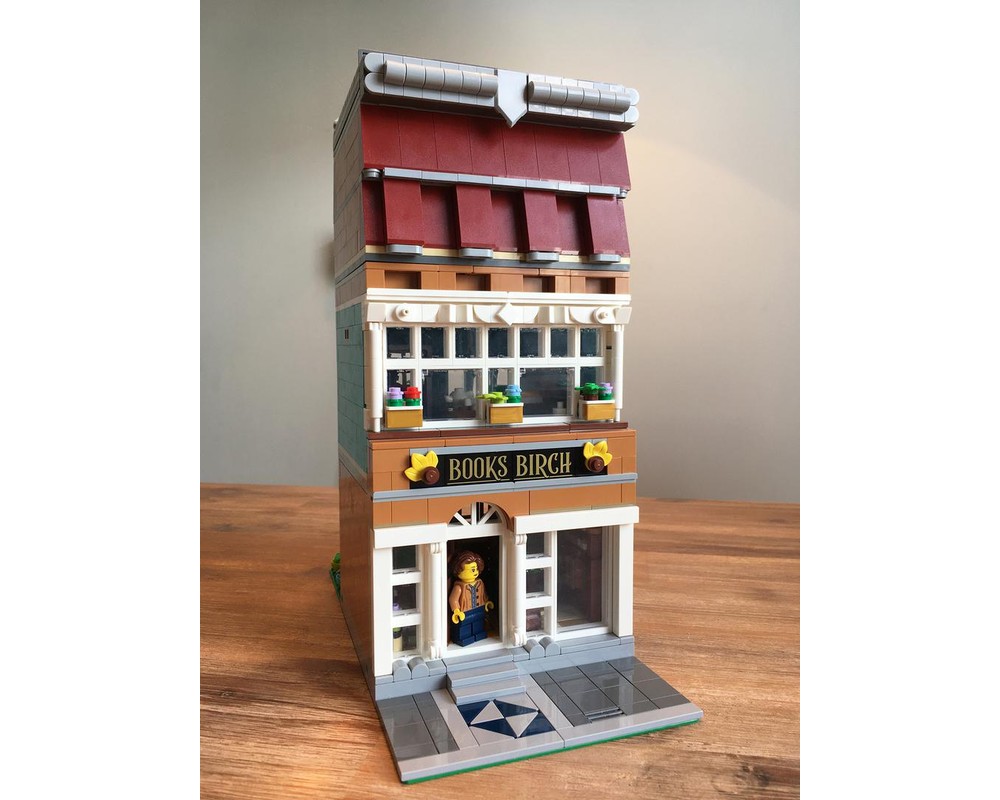 LEGO MOC BOOKS BIRCH shop & office by mildr | Rebrickable - Build with LEGO