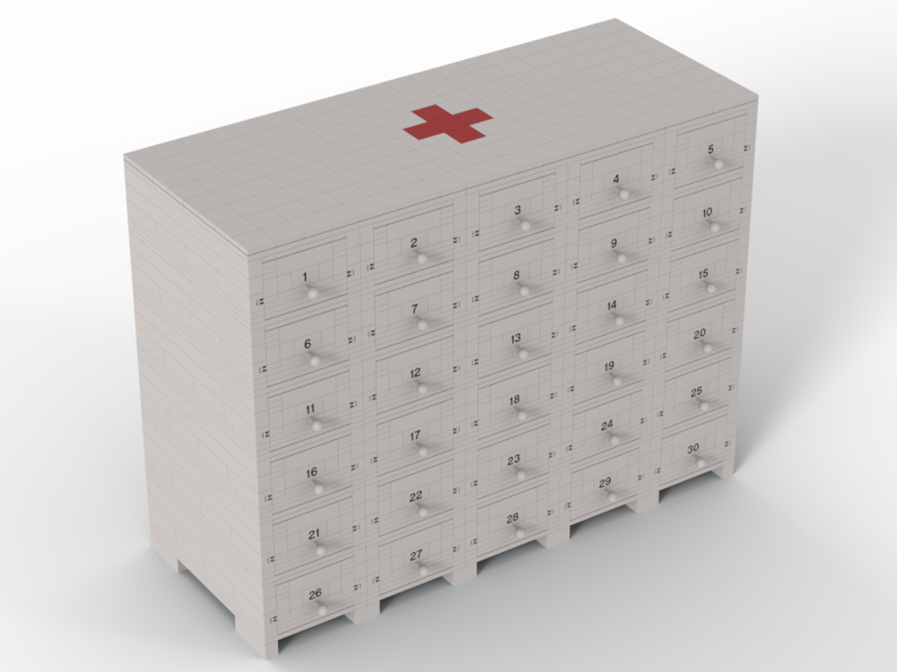 LEGO MOC 30 Days Medical Kit by namowen | Rebrickable - Build with LEGO