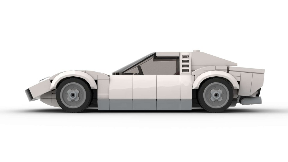 LEGO MOC 1966 Lamborghini Miura P400 white by SFH_Bricks | Rebrickable ...