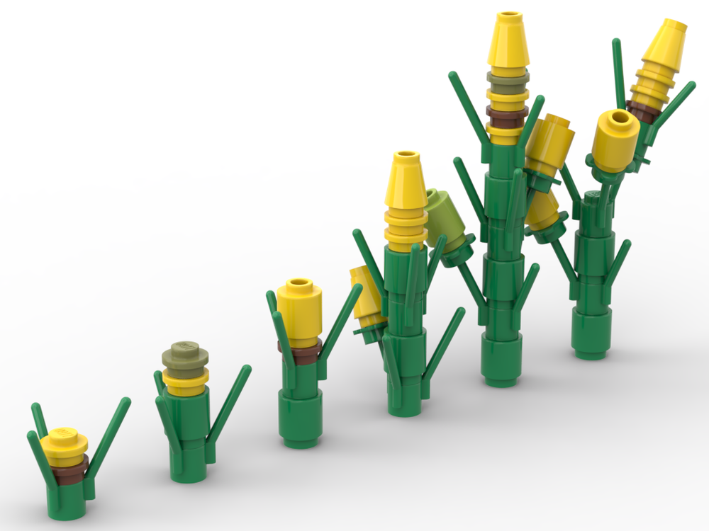 LEGO MOC Corn Cob Guy Diorama by ruudcreateslego | Rebrickable - Build ...