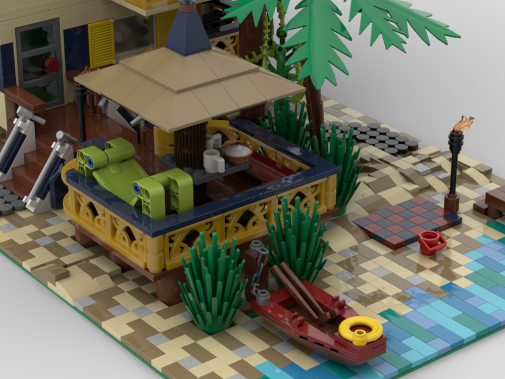 LEGO MOC Live by the Beach by przemoe | Rebrickable - Build with LEGO