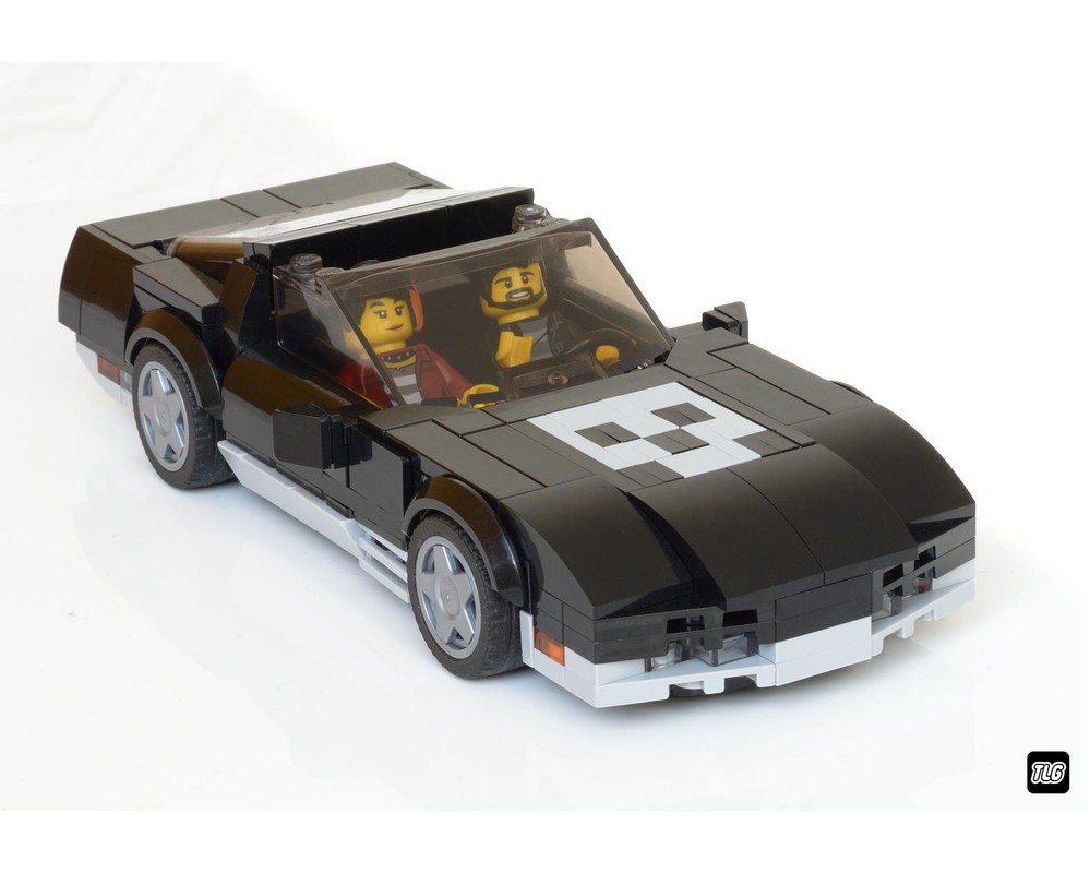 LEGO MOC Corvette C4 - Skull edition by _TLG_ | Rebrickable - Build ...
