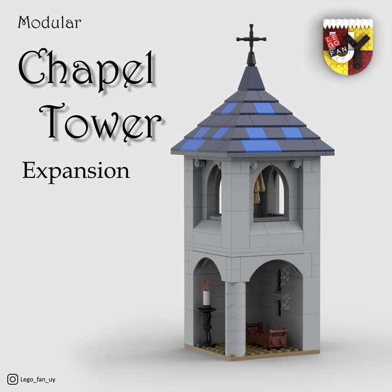 Lego Moc Modular Chapel Expansion By Bricksfanuy Rebrickable