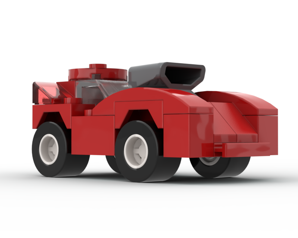 LEGO MOC Red Sportscar by Lego Works | Rebrickable - Build with LEGO