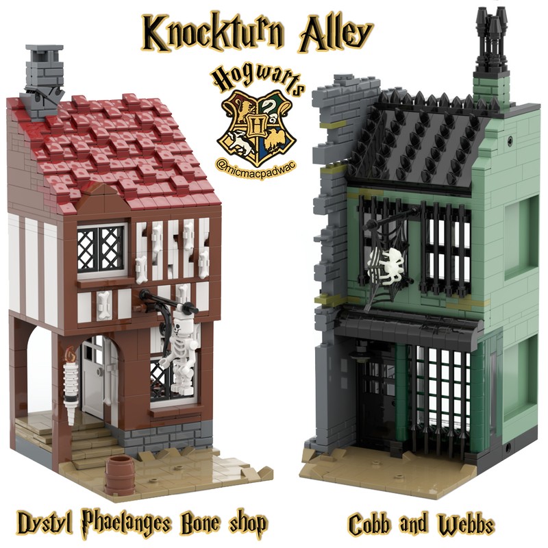 LEGO MOC The Leaky Cauldron and Gambol and Japes Joke shop by ...