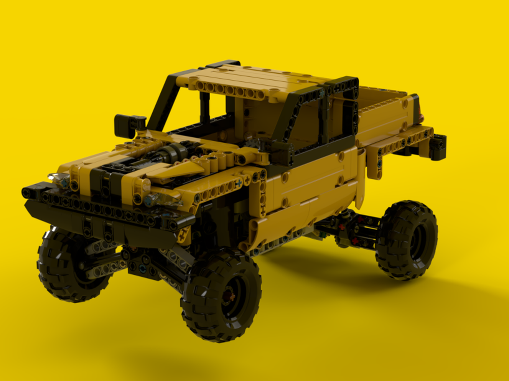 LEGO MOC Toyota Tundra (Trophy modification) by isuzu | Rebrickable ...
