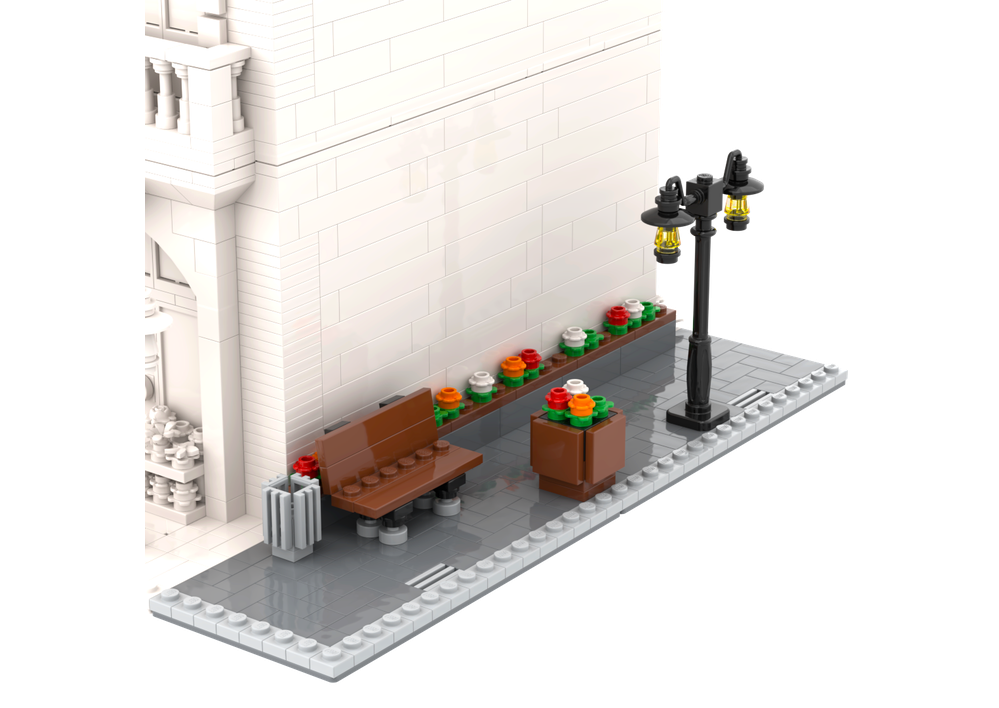 LEGO MOC Corner Extension 1 (Bench) by Br1ckD3sign | Rebrickable ...