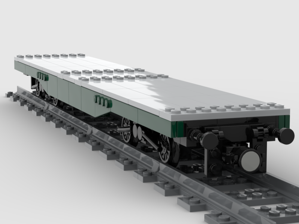 LEGO MOC Flat Freight Car by Your Brick Guy | Rebrickable - Build with LEGO