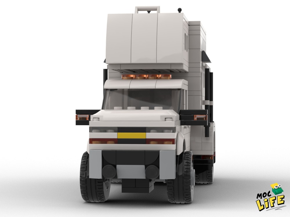 LEGO MOC-85097 Chevrolet Silverado 3500 quad cab dually with camper by ...