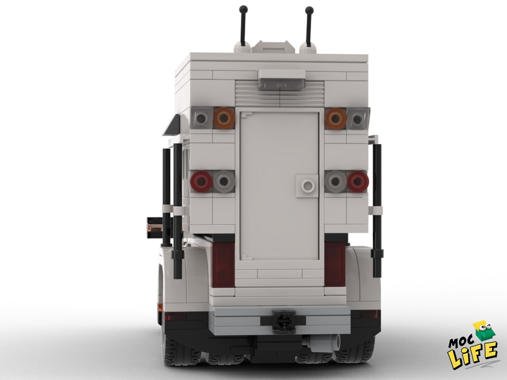LEGO MOC-85097 Chevrolet Silverado 3500 quad cab dually with camper by ...