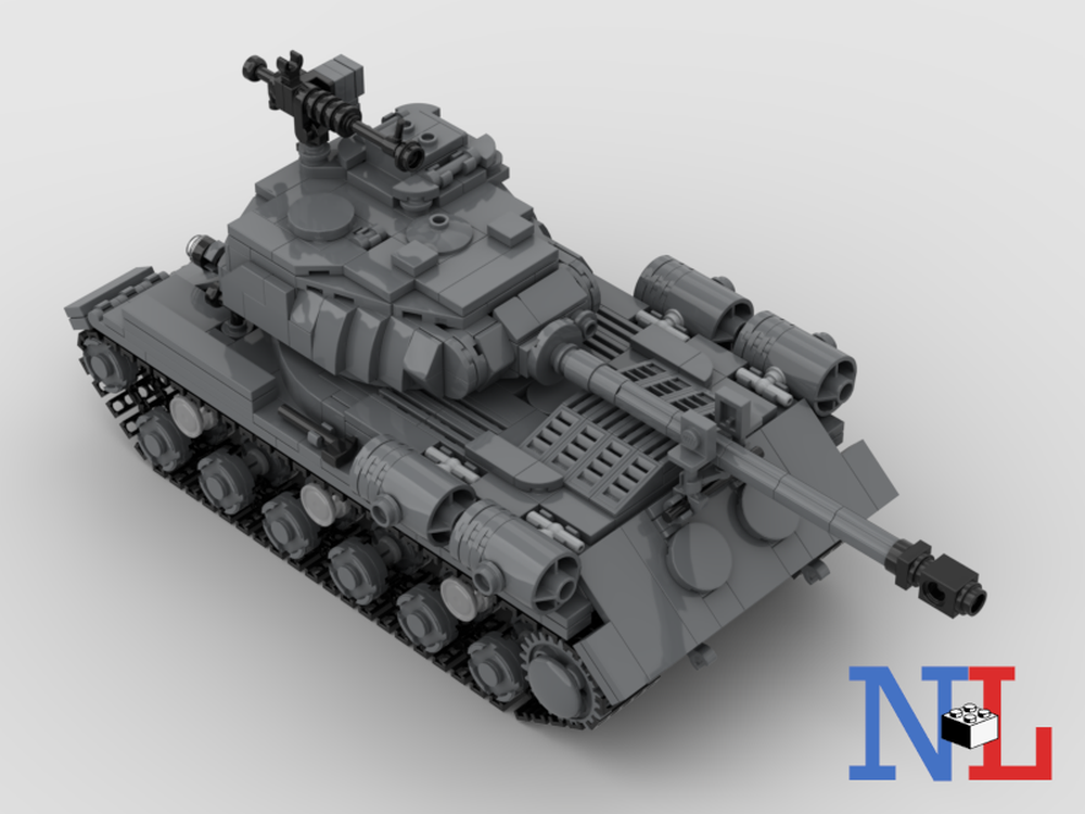 LEGO MOC WW2 IS-2 mod 1944 Soviet Tank by NLBricks | Rebrickable ...