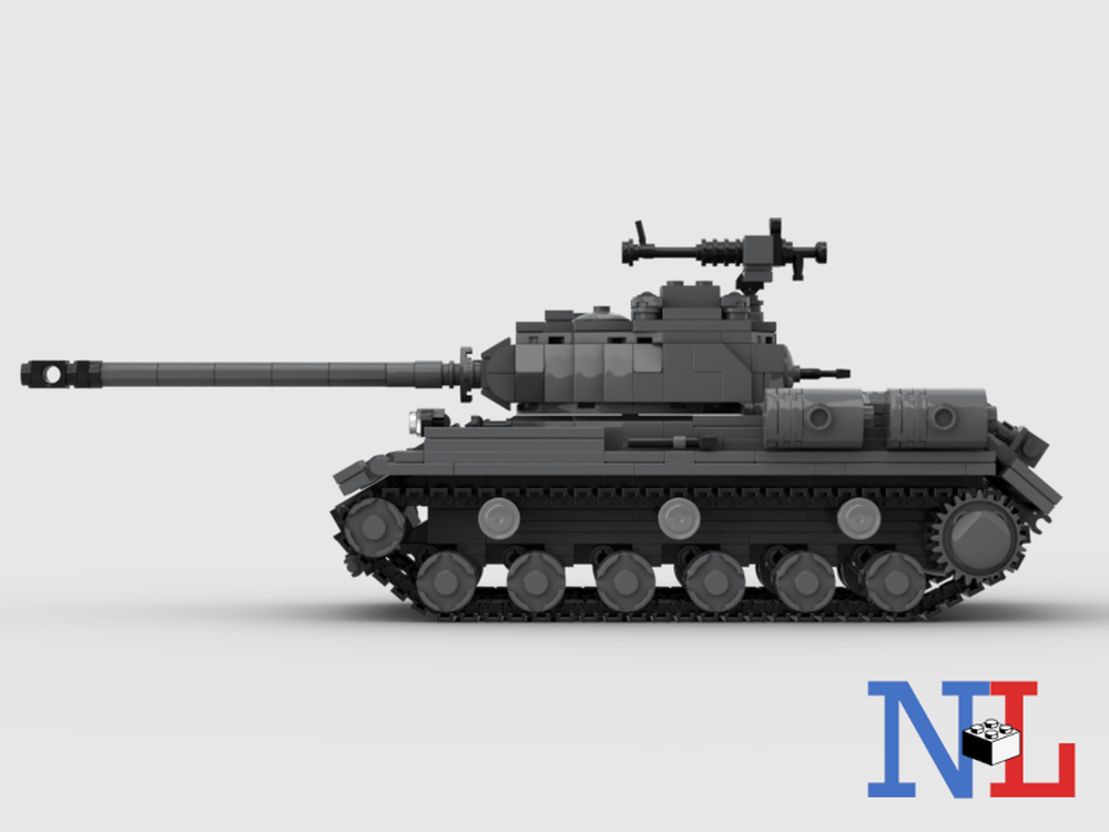 LEGO MOC WW2 IS-2 mod 1944 Soviet Tank by NLBricks | Rebrickable ...