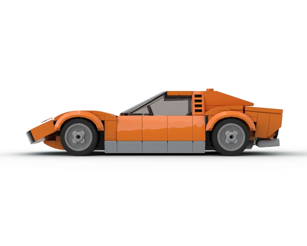 LEGO MOC 1966 Lamborghini Miura P400 orange by SFH_Bricks | Rebrickable ...