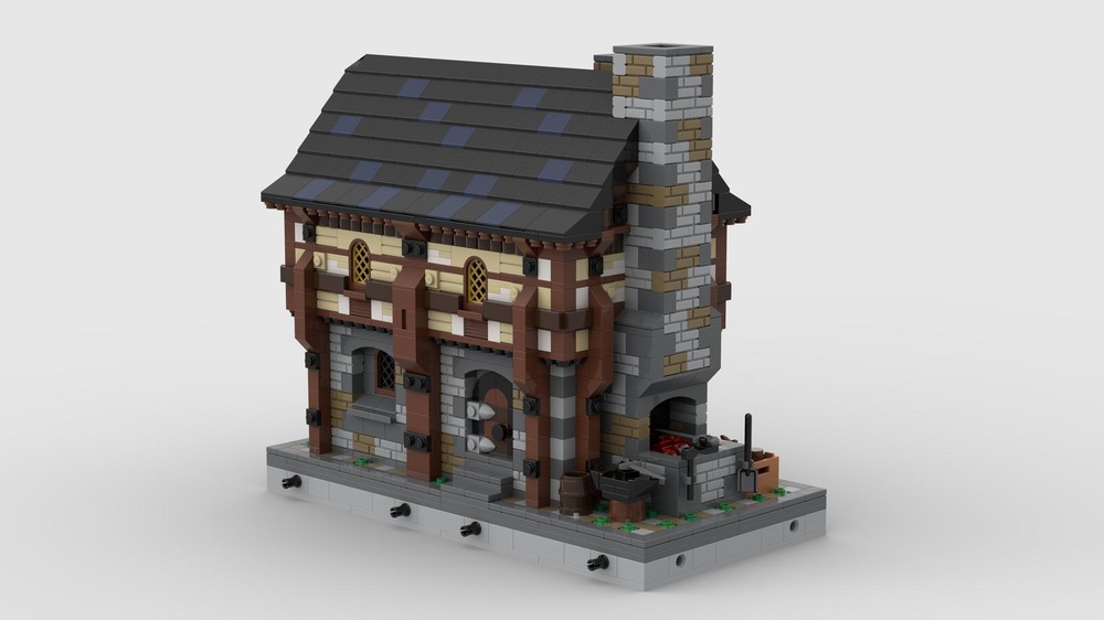 LEGO MOC Mini-Medieval-Modulars 46 - "Blacksmith" by mocscout ...
