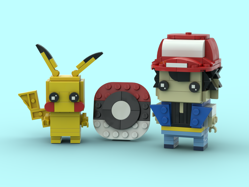 LEGO MOC Ash Ketchum & Pikachu from Pokemon by GetMeBricked ...