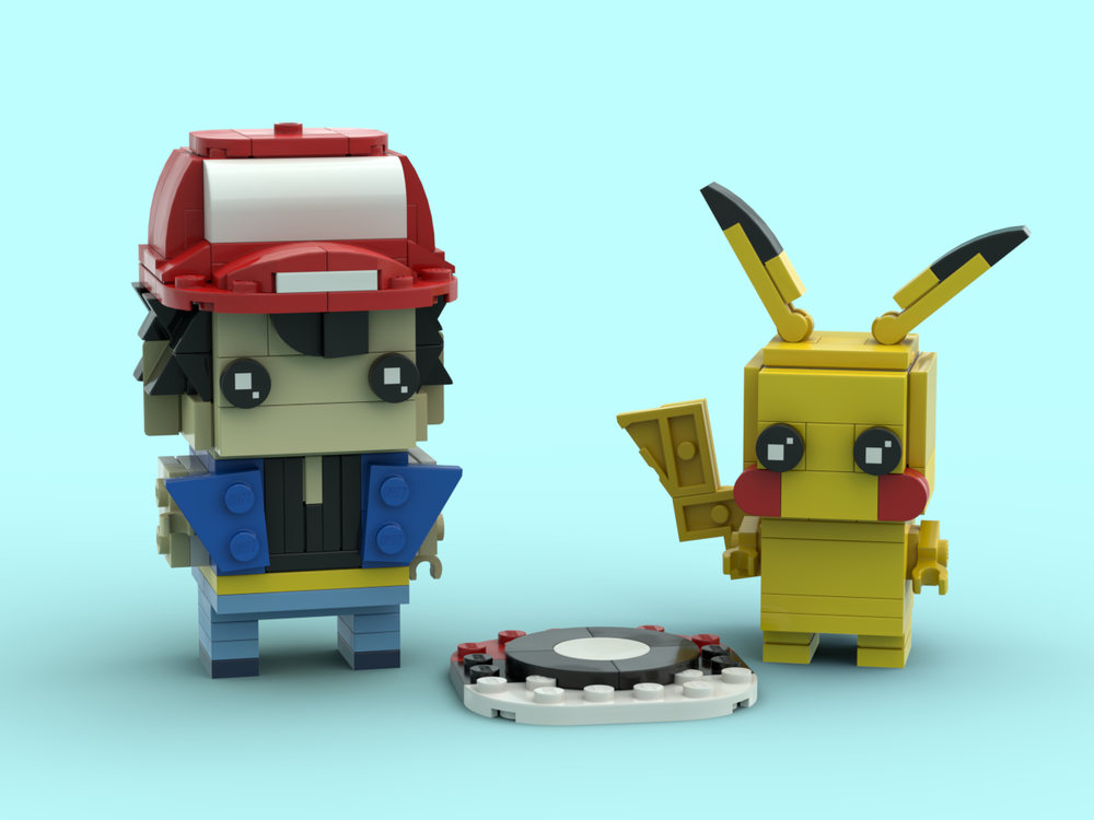 LEGO MOC Ash Ketchum & Pikachu from Pokemon by GetMeBricked ...