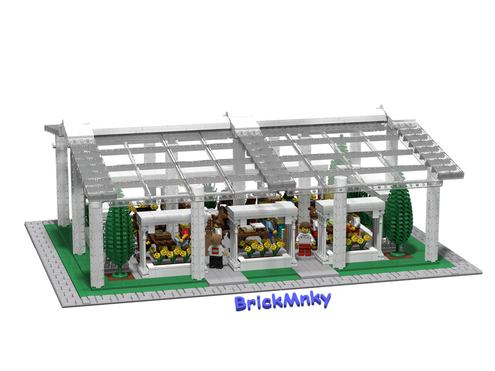 LEGO MOC Sunny Study Hall by BrickMnky | Rebrickable - Build with LEGO