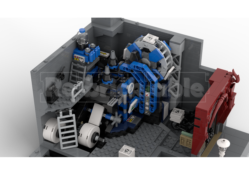 LEGO MOC The Newspaper Building by Black-Mantled Builder | Rebrickable ...