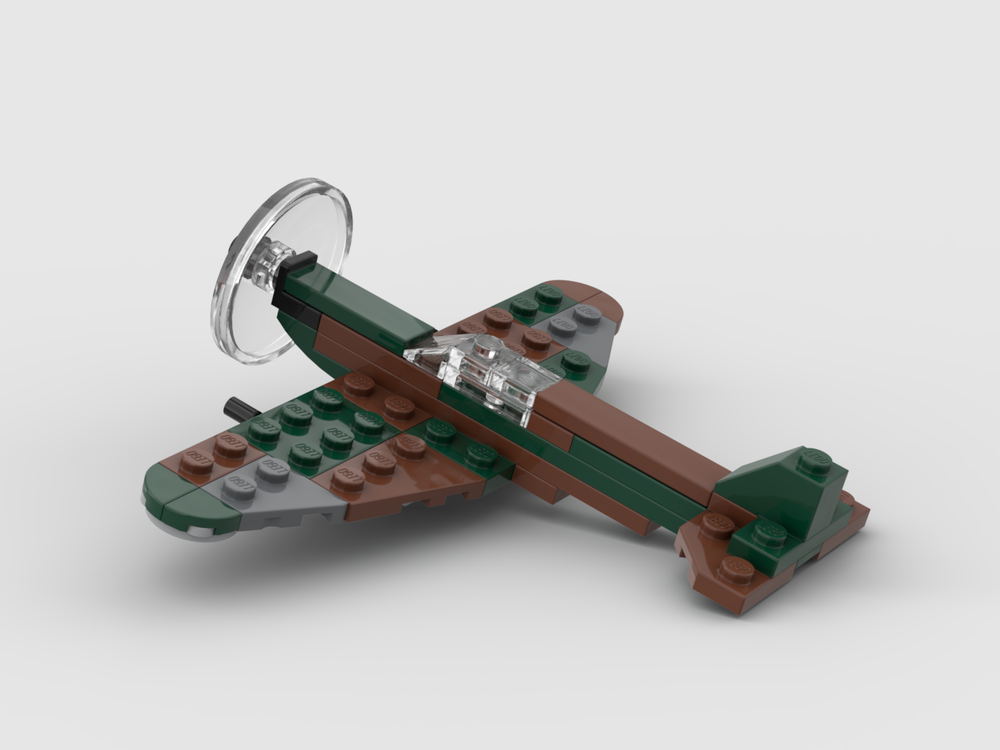 LEGO MOC Supermarine Spitfire Mk IX (camouflaged) by AndrewG123 ...