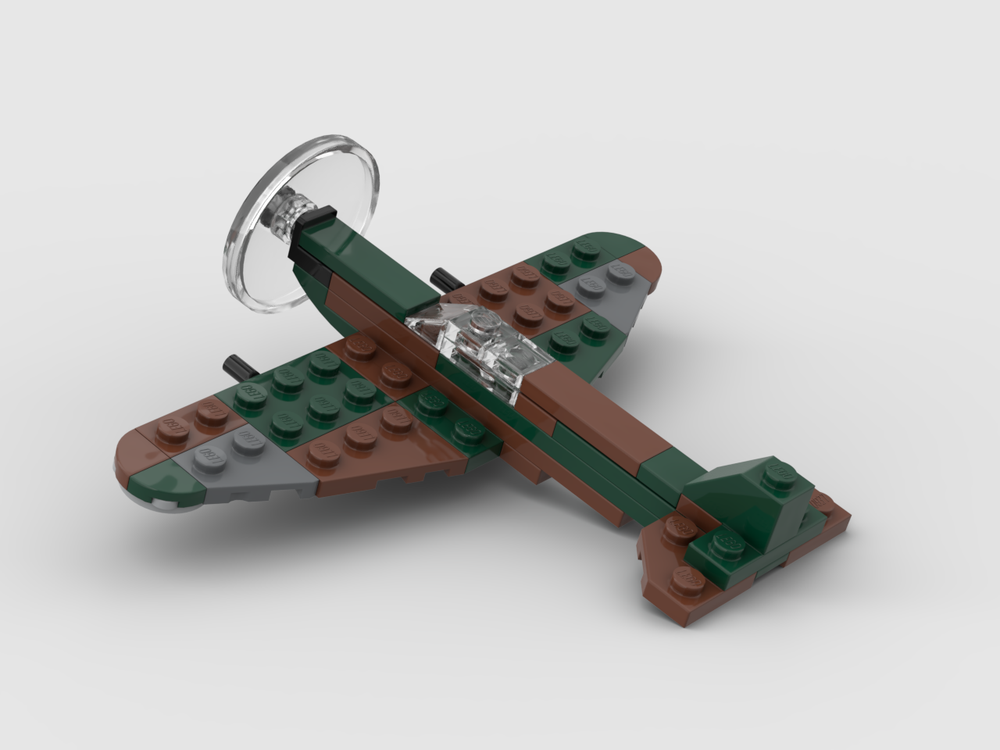 LEGO MOC Supermarine Spitfire Mk IX (camouflaged) by AndrewG123 ...