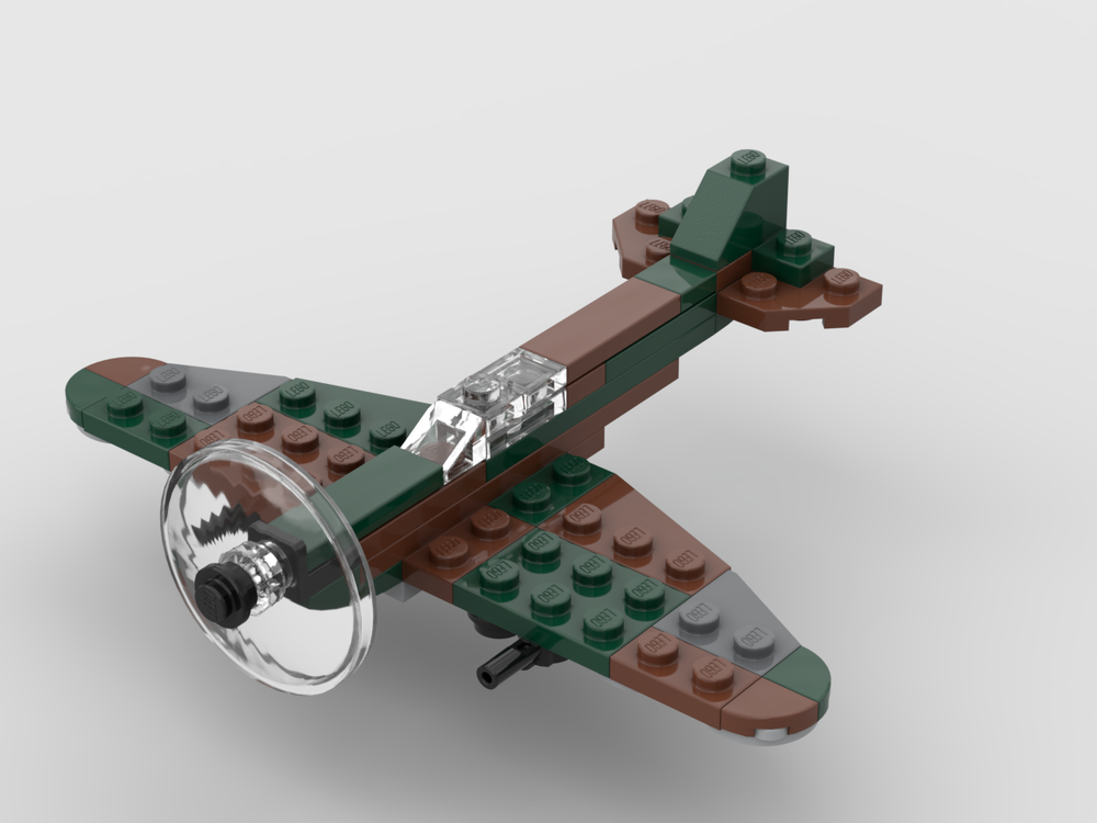LEGO MOC Supermarine Spitfire Mk IX (camouflaged) by AndrewG123 ...