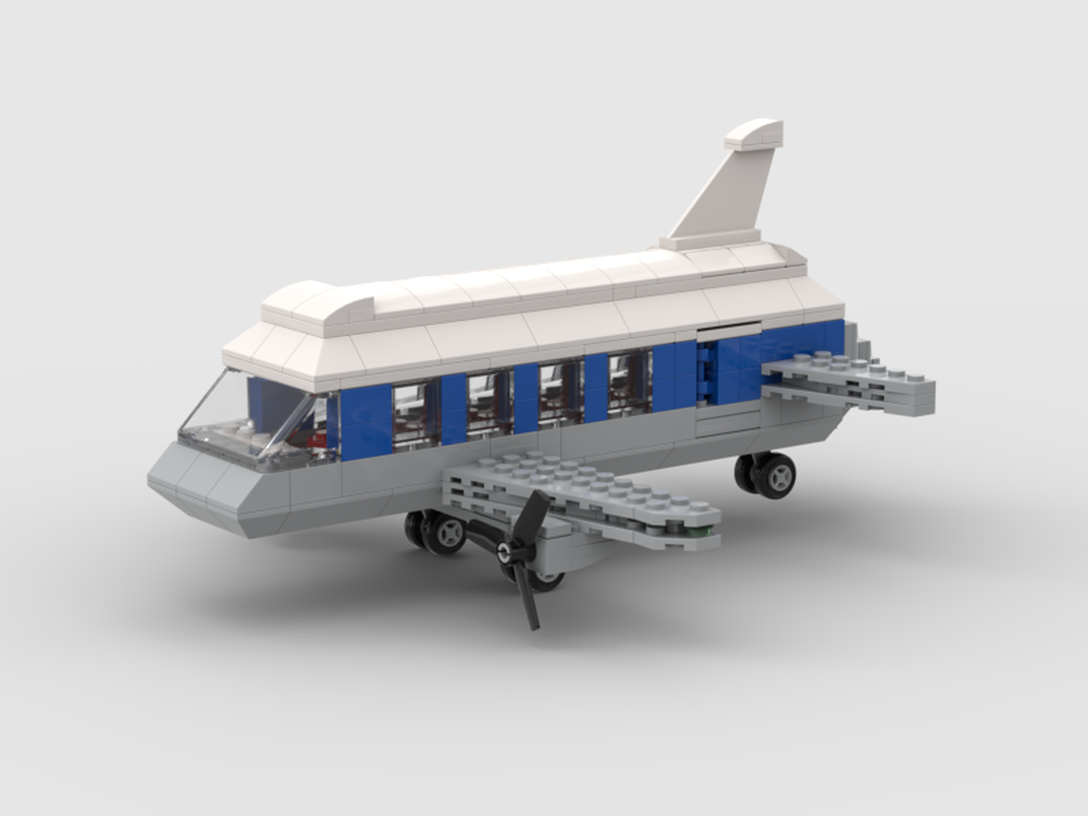 LEGO MOC Ugly Plane by moc.tigger | Rebrickable - Build with LEGO