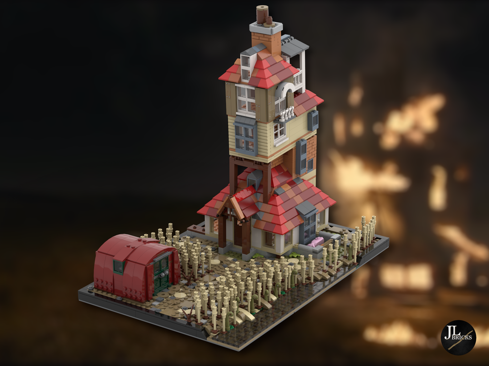 LEGO MOC The Burrow Scenery (HP6) by JL.Bricks | Rebrickable - Build ...
