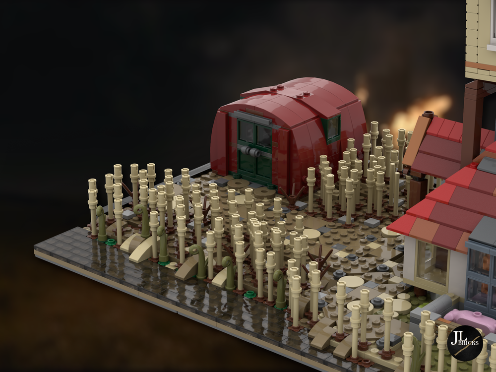 LEGO MOC The Burrow Scenery (HP6) by JL.Bricks | Rebrickable - Build ...