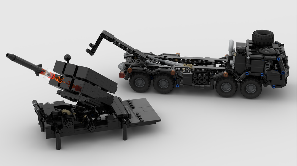 LEGO MOC Sisu 8x8 armored military truck by Olli Mäkinen | Rebrickable ...
