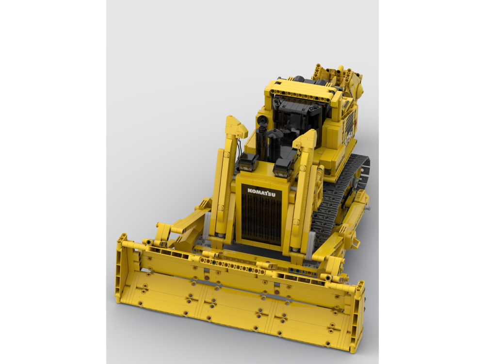 LEGO MOC Komatsu D375A-6 Dozer Crawler (INSTRUCTIONS pdf + Studio file ...