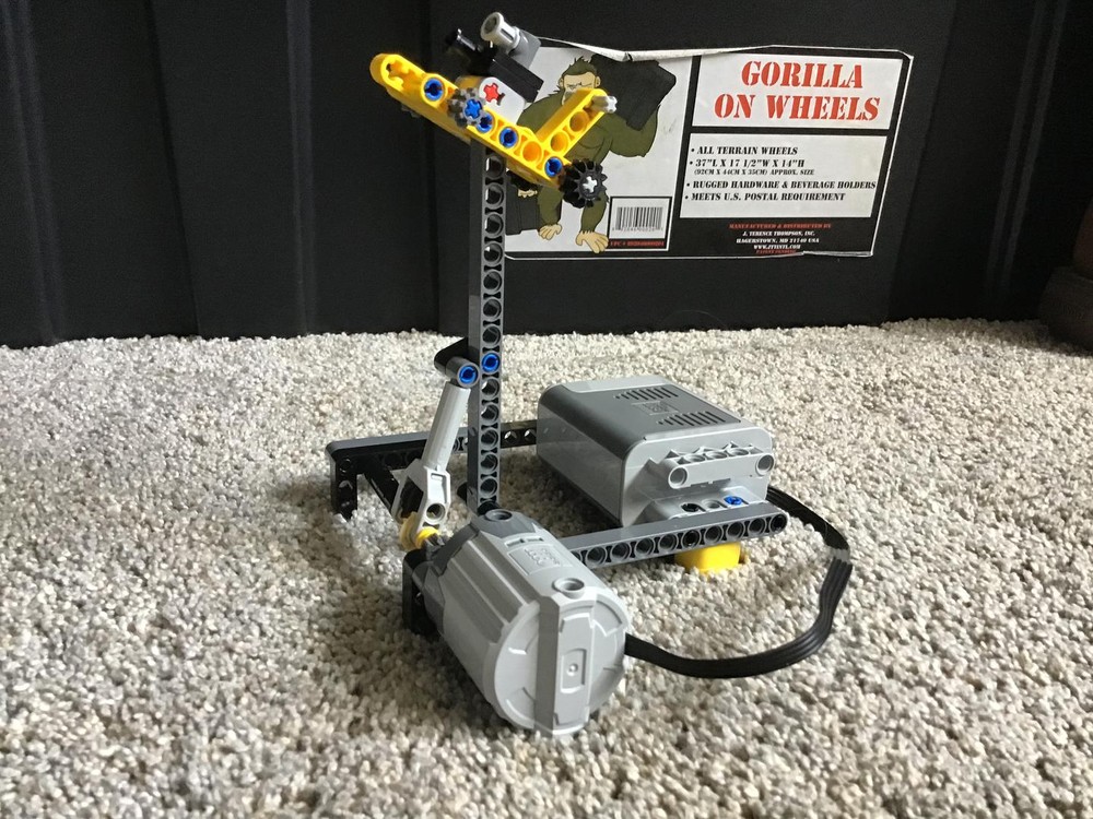 Lego Moc Flying Lawnmower By Worm65 Rebrickable Build With Lego