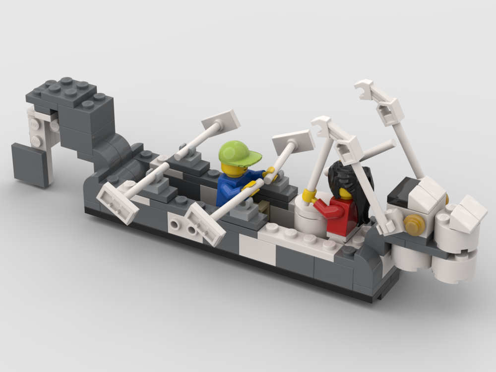 Lego Moc Dragon Boat By Wadjetik Rebrickable Build With Lego
