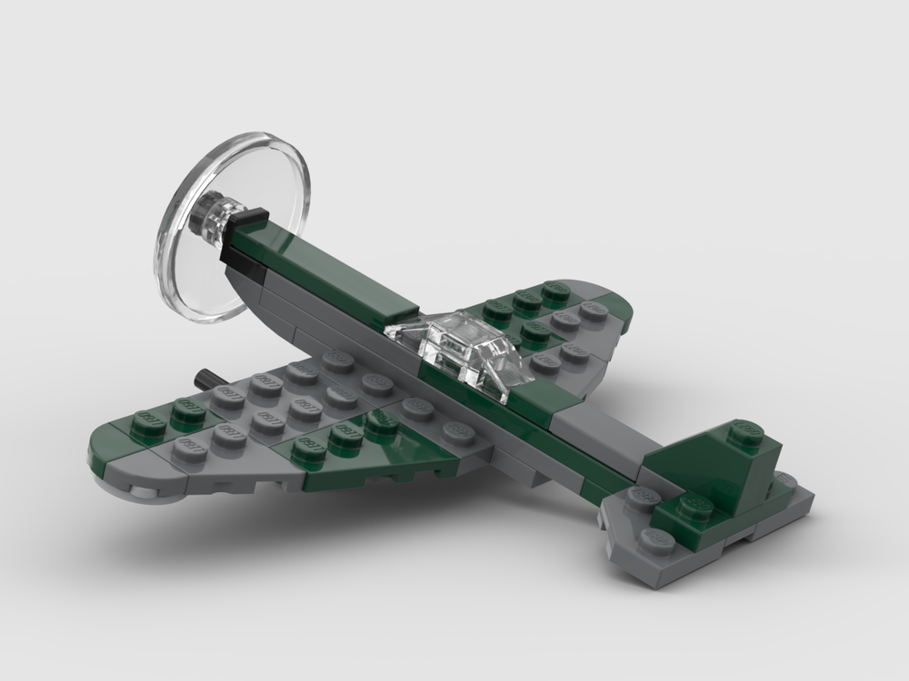 LEGO MOC Supermarine Spitfire Mk XIV (camouflaged) by AndrewG123 ...