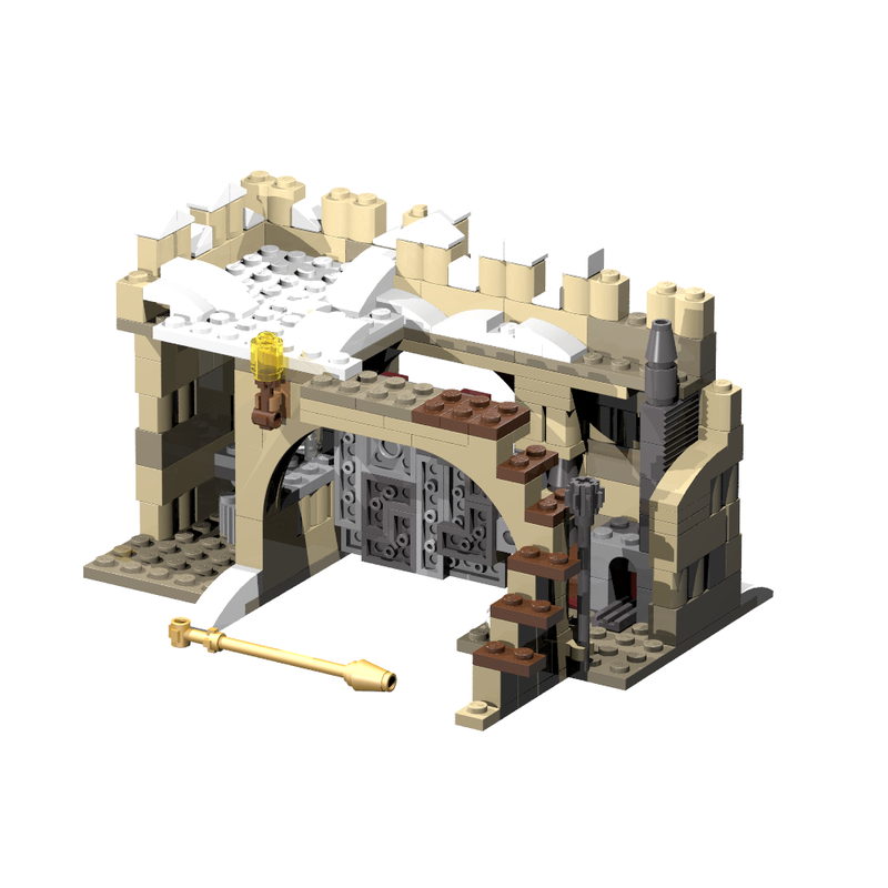 LEGO MOC 75205 Snowy Castle Gate by Berth | Rebrickable - Build with LEGO