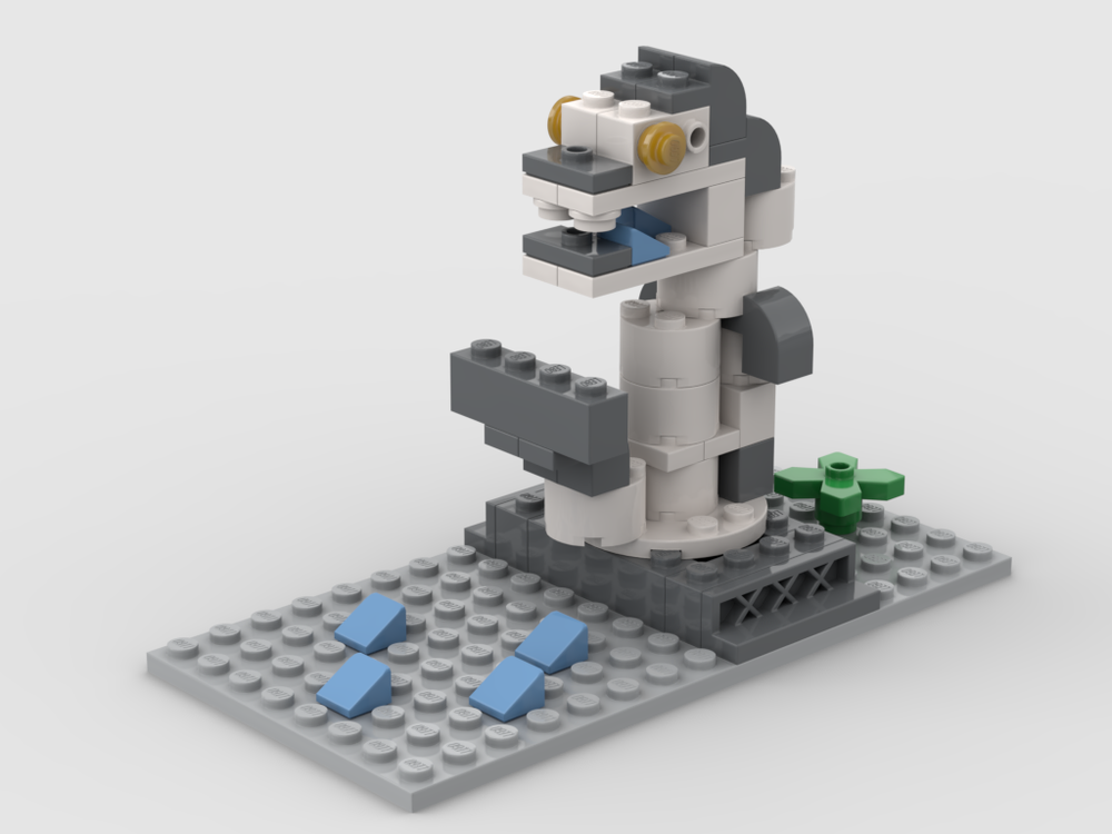 LEGO MOC Singapore Merlion by Wadjetik | Rebrickable - Build with LEGO