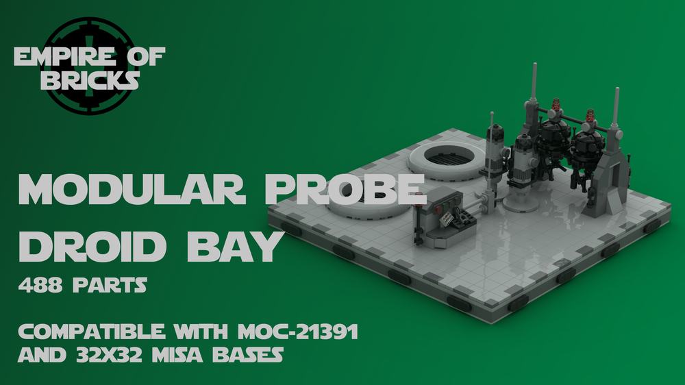 LEGO MOC Imperial Probe Droid Repair Bay (MISA Project) by ...