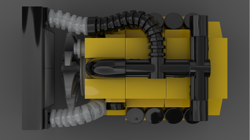 LEGO MOC 1:17 V8 Diesel Engine by G-Force_Garage | Rebrickable - Build ...