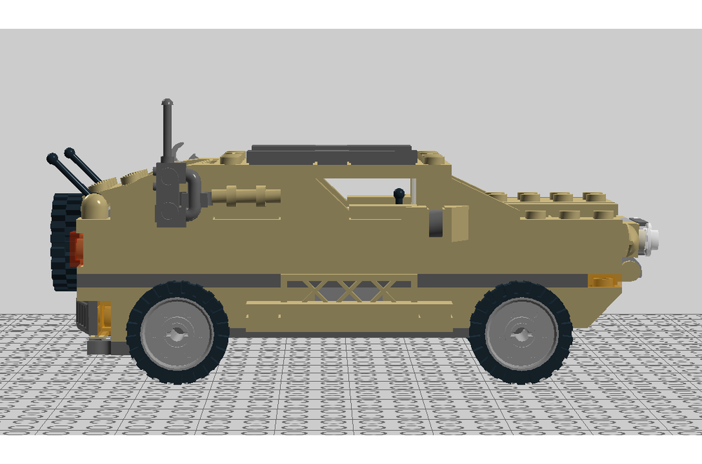 LEGO MOC Humvee "Commando" Sport Hybrid (Desert Camo Version) by QB ...