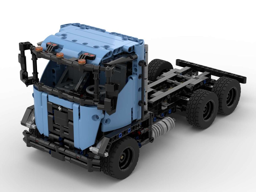 LEGO MOC Blue Thunder truck by SUPER8_LTG | Rebrickable - Build with LEGO