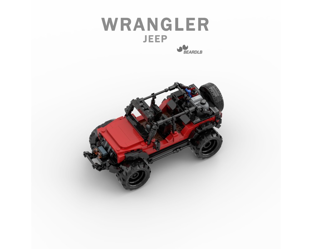 LEGO MOC jeep wrangler red 8wide speex champions by beardLB ...