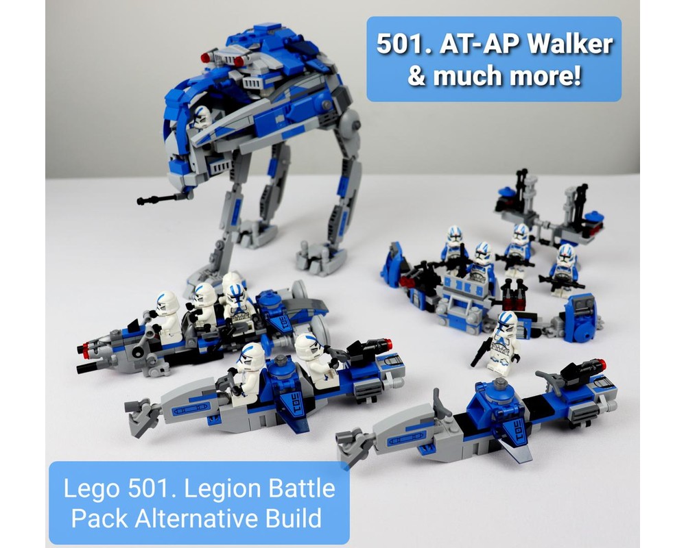 LEGO MOC 501. AT-AP Walker by Haibricks | Rebrickable - Build with LEGO