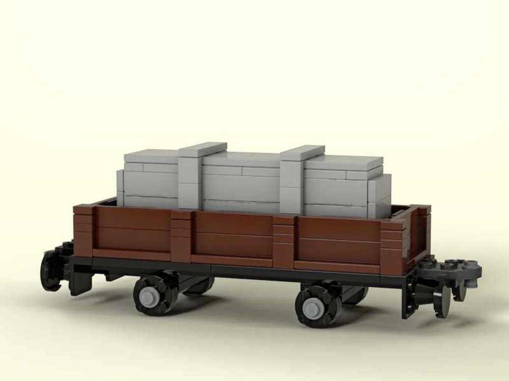 LEGO MOC Flat wagon by ad000 | Rebrickable - Build with LEGO
