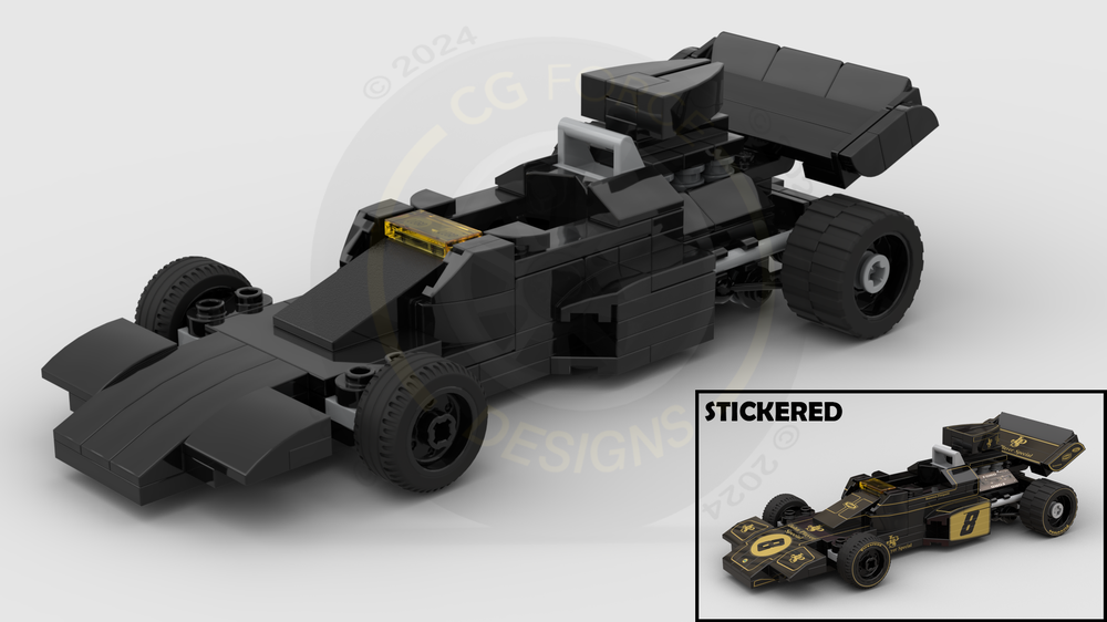 LEGO MOC F1 Lotus 72 by CGForceDesigns | Rebrickable - Build with LEGO