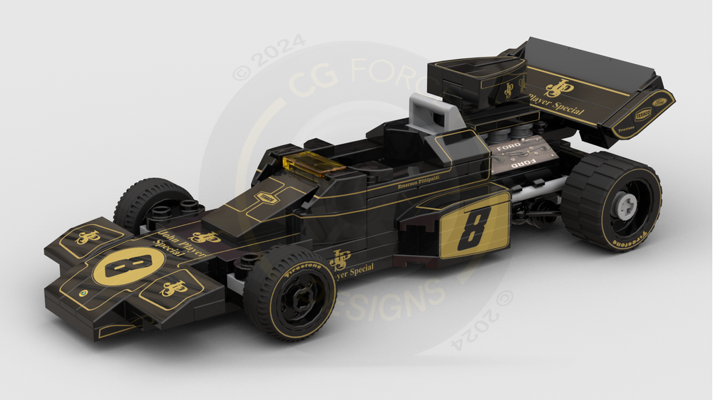 LEGO MOC F1 Lotus 72 by CGForceDesigns | Rebrickable - Build with LEGO