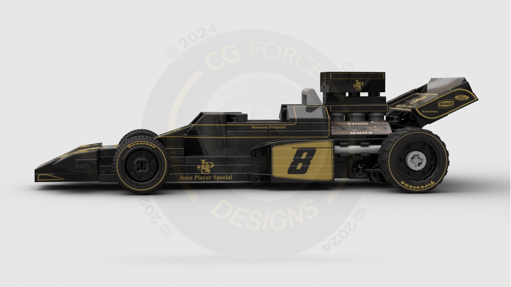 LEGO MOC F1 Lotus 72 by CGForceDesigns | Rebrickable - Build with LEGO