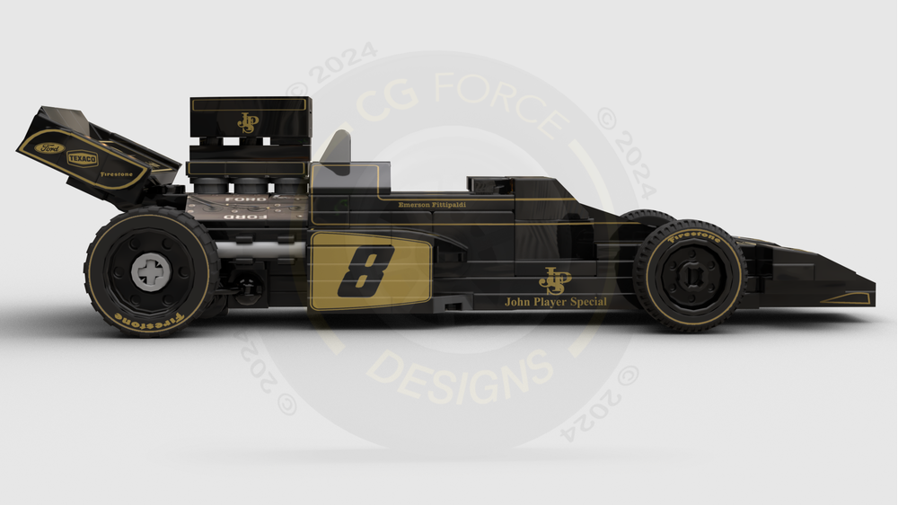 LEGO MOC-85545 F1 Lotus 72 by CGForceDesigns | Rebrickable - Build with ...