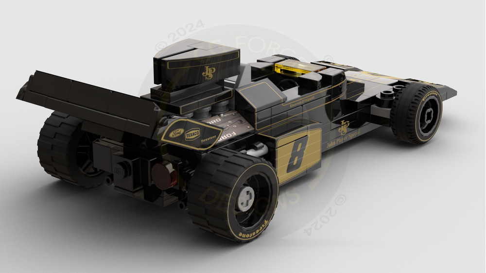 LEGO MOC F1 Lotus 72 by CGForceDesigns | Rebrickable - Build with LEGO
