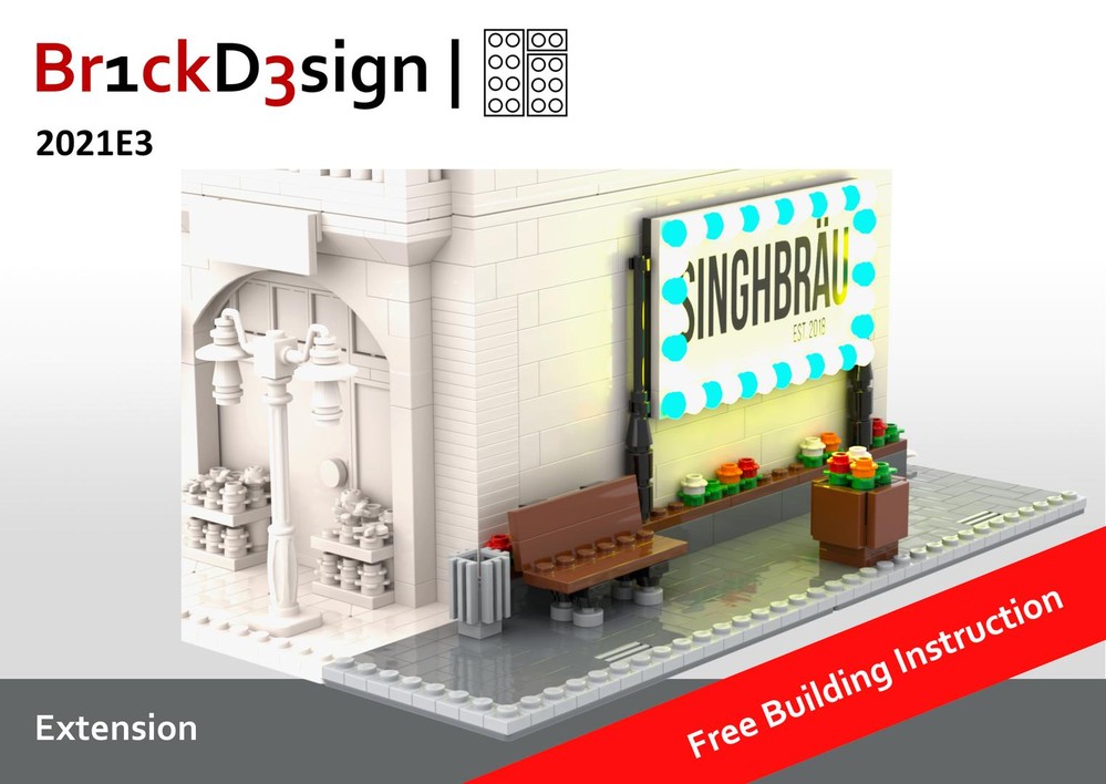 LEGO MOC Corner Extension 3 (Vintage Neon Sign) by Br1ckD3sign ...